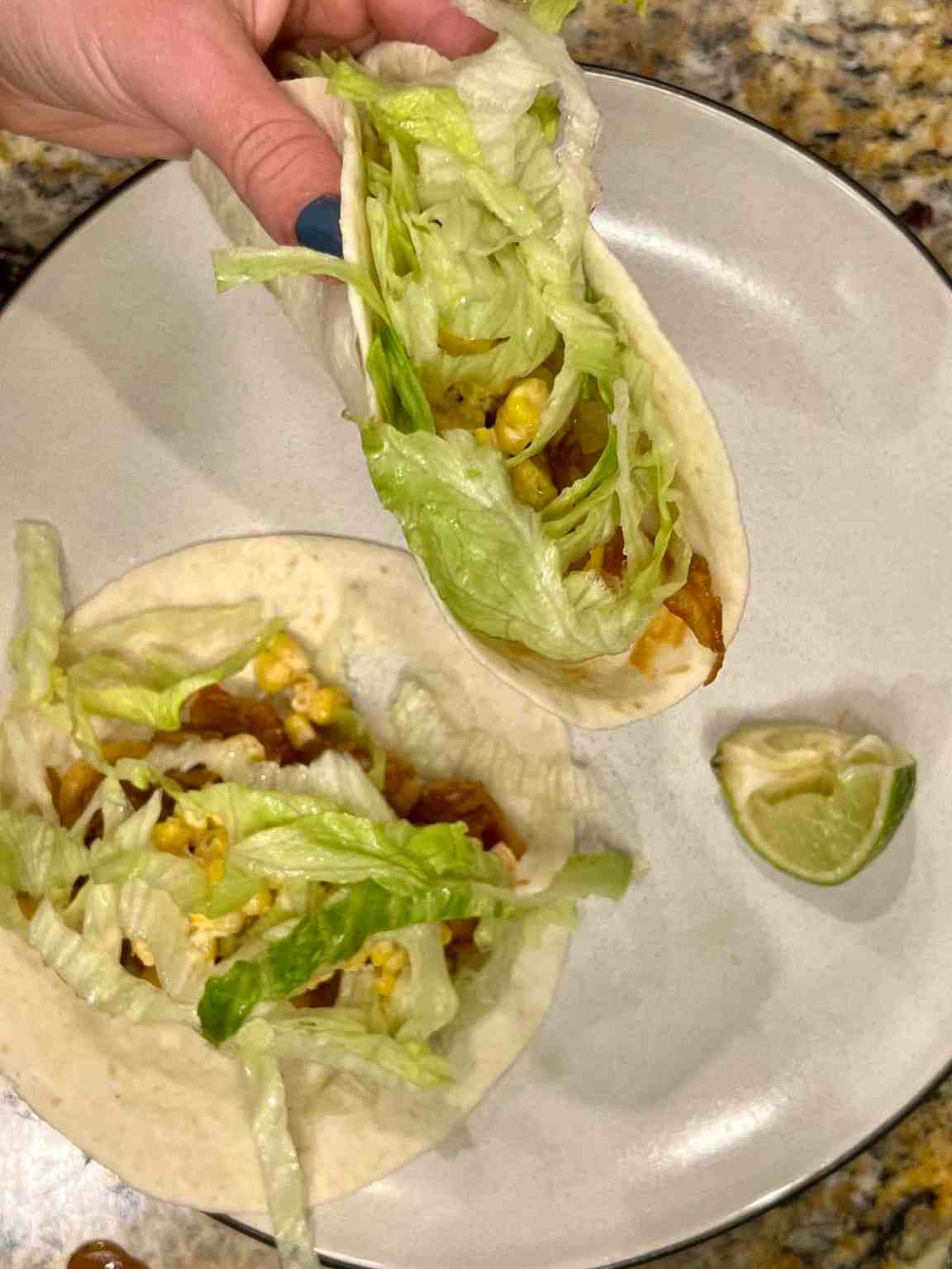 BBQ Jackfruit Tacos - Quick Meals - made to sustain