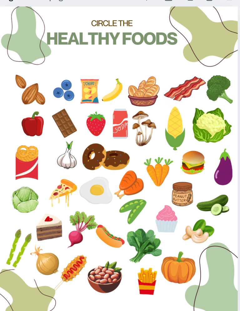 Eat Better: FREE Healthy Foods Printable + Grocery List - made to sustain
